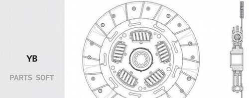 Valeo PHC IS-36 Диск сцепления 215mm
