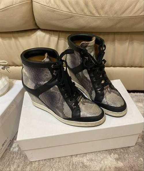 Кеды на танкетке Jimmy Choo 38,5-39р