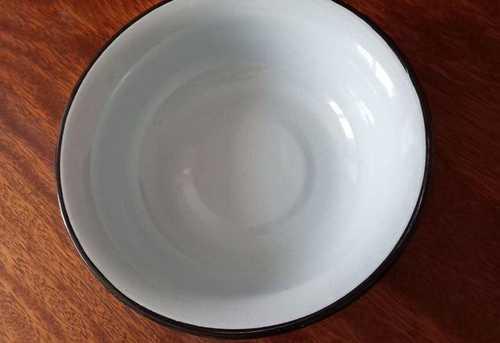 Универсальная большая тарелка эмалированная