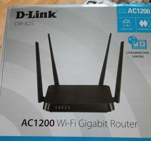 Wifi роутер D-Link DIR-825 AC1200