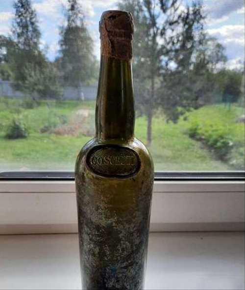Винная старинная бутылка C.O.schutt