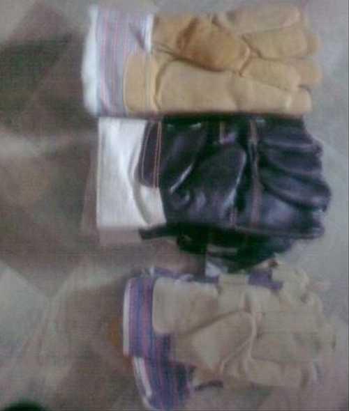 Рабочие перчатки комбинированные, утеплённые