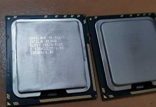 Процессор Intel xeon x5670 2 шт