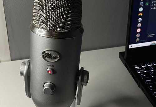 Микрофон студийный logitech blue yeti