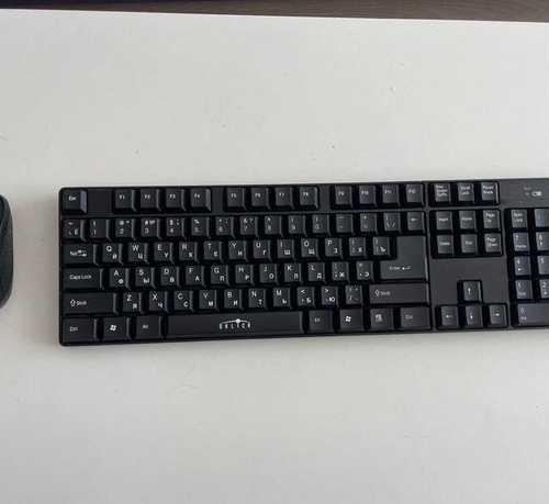 Беспроводной комплект клавиатура+мышь oklick 210M