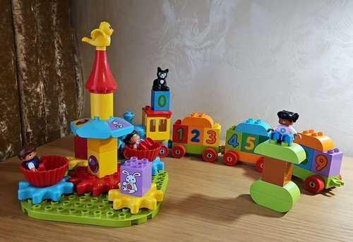 Lego duplo поезд карусель состояние идеальное