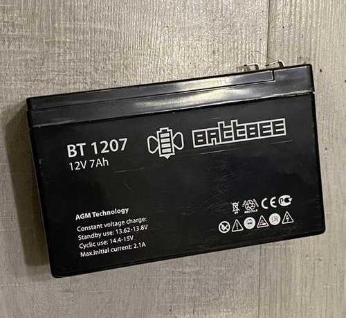 Аккумуляторная батарея Battbee BT1207