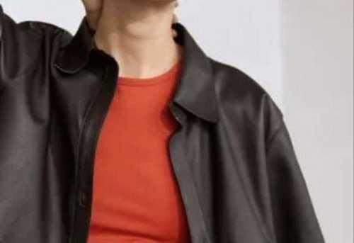 Massimo Dutti Кожаная рубашка