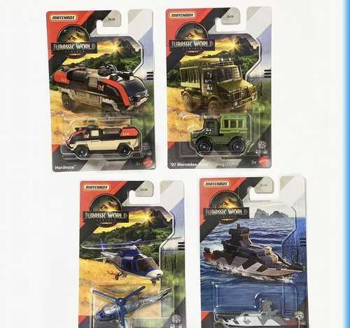 Matchbox jurassic world Set 3