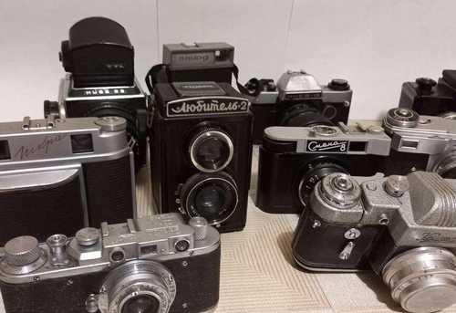Плёночный фотоаппарат СССР мыльница фотопленка