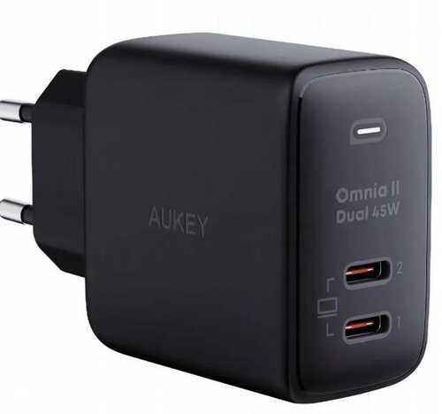 Сзу Aukey B4TB Omnia2 45W 2C Black RU