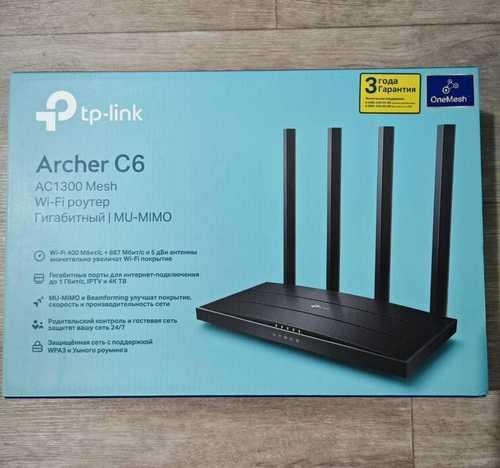 Wifi роутер tp link archer c6