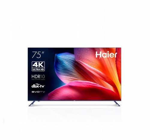 75" Телевизор Haier 75 SMART TV S1, черный