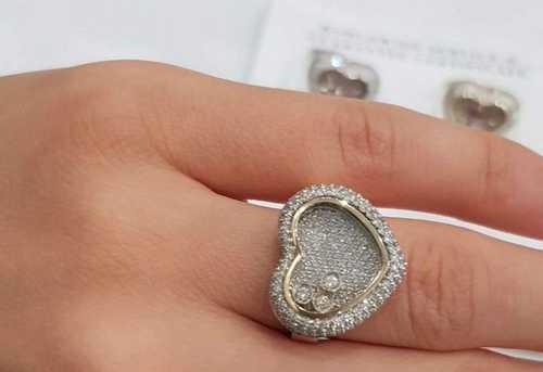 Кольцо Chopard в желтом золоте с бриллиантами