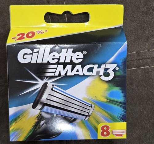 Кассеты для бритья gillette mach 3