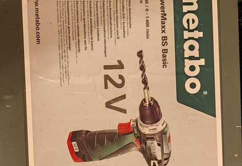 Шуруповерт metabo powermaxx bs 12