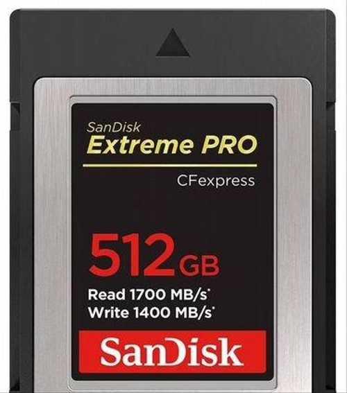 SanDisk CFexpress Type B 512Gb Extreme Pro