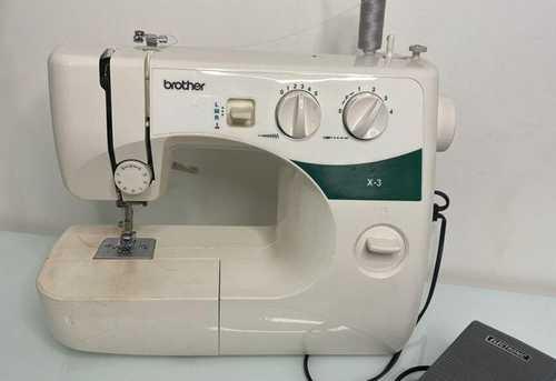 Швейная машинка Brother б/у + набор для шитья