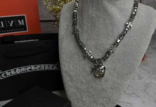 Колье chrome hearts