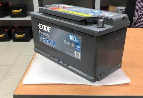 Аккумулятор бу Exide EA1000 100Ah 900A гарантия 1г