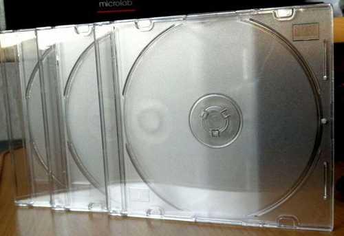Коробки cd 45 шт.(Slim 3 мм) новые