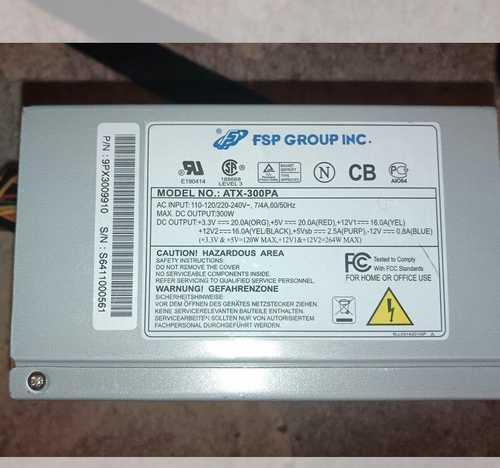 Блок питания для пк 300w