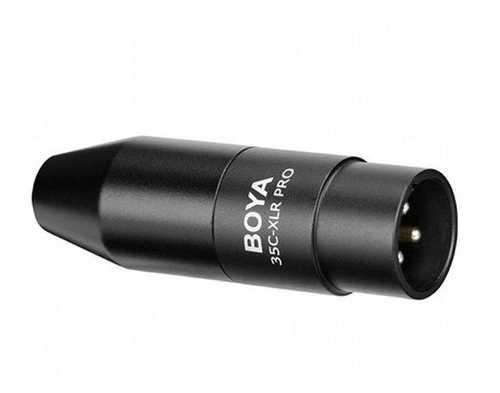 Адаптер Boya 35C-XLR PRO, 3.5 мм на XLR, с преобра