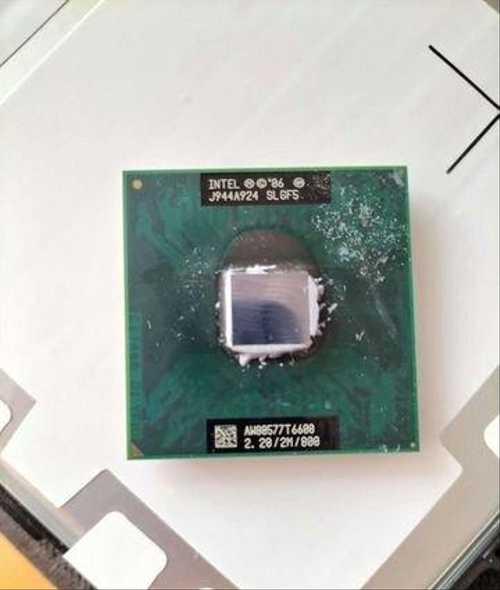 Процессор Intel Core 2 Duo slgf5 T6600 2.20/2M/800