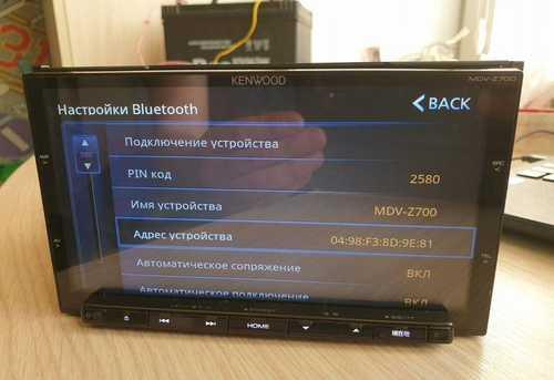 Процессорная японская автомагнитола Kenwood z700