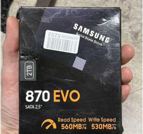 Накопитель SSD Samsung sata-III 2TB 870 EVO 2.5"