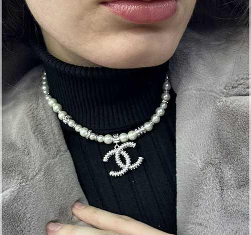 Чокер Chanel колье