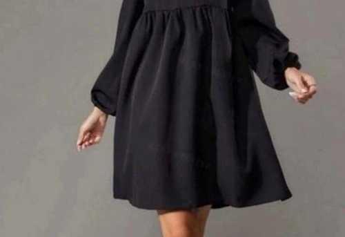 Платье женское 42 44 черное повседневное новое