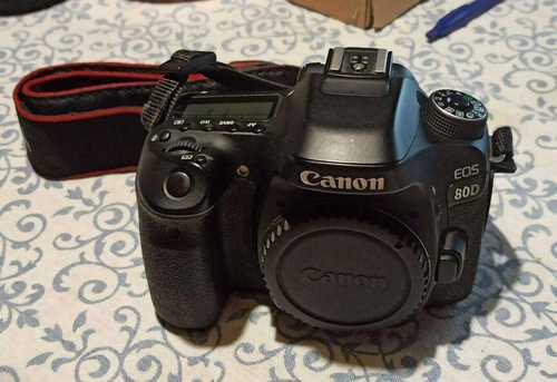 Зеркальный фотоаппарат canon 80D(body)