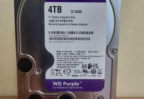 HDD WD Purple 4TB Новый