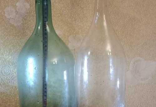 Бутылки старинные четверти