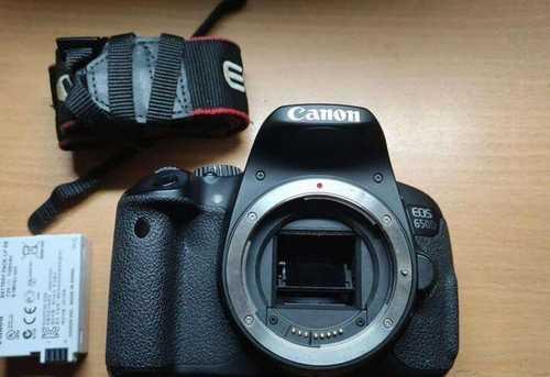 Зеркальный фотоаппарат Canon EOS 650d