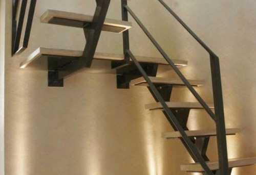 Металлический Каркас Лестницы под Обшивку с Гарант