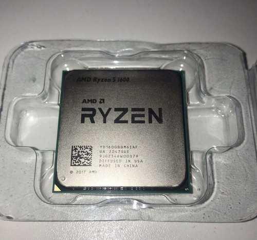 Процессор ryzen 5 1600 1600af