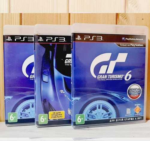 Диск с игрой Gran Turismo 6 PS3