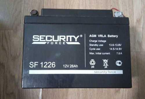 Аккумулятор security force sf1226