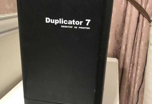 Фотополимерный 3d принтер Duplicator 7