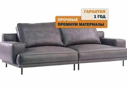 Дизайнерский диван из кожи минимализм
