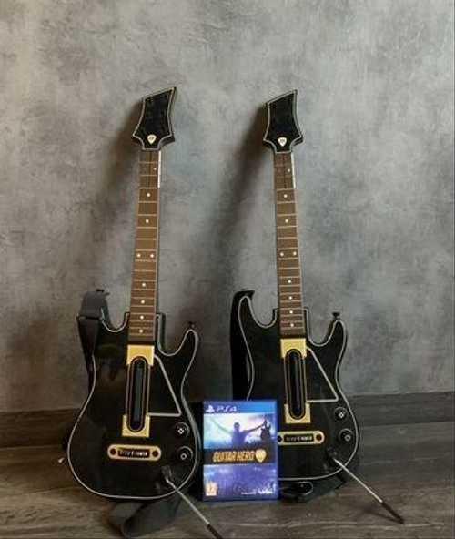Guitar hero + 2 гитары (PS4)