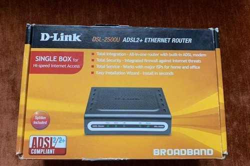 D-Link DSL-2500U adsl2+ Ethernet Router