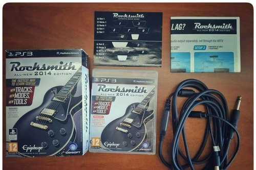 Rocksmith кабель + игра для PlayStation