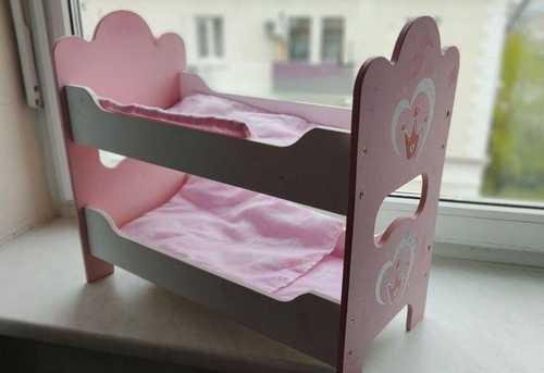 Кроватка для кукол двухярусная Мэри Поппинс