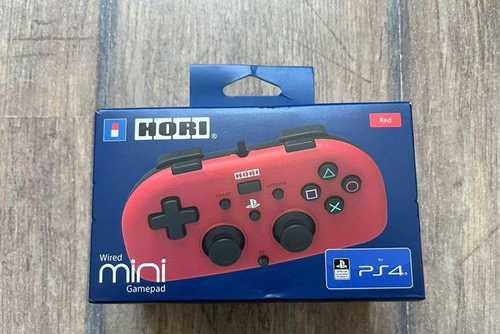 Геймпад hori Wired Mini Gamepad Red PS4