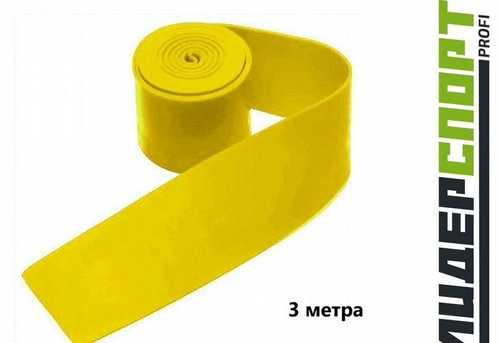 Эспандер-Лента латекс 7см х 2,0мм, дл: 3м, желтая