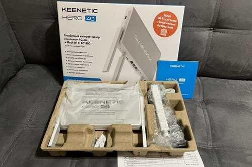 Keenetic Hero4G, роутер, LTE модем, Wi-Fi, USB