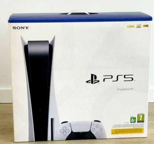 Sony playstation 5 с геймпадом новый